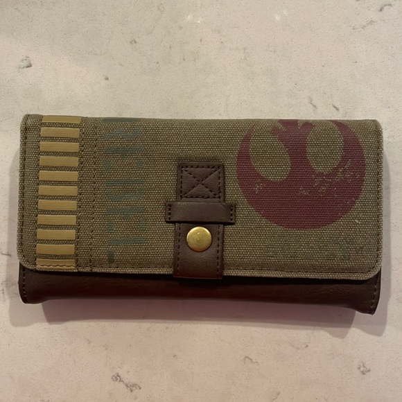 Loungefly | Bags | Loungefly Star Wars Rebel Trifold Wallet | Poshmark